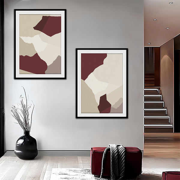 Structured Warmth-2 Panel Wall Art – Decor With MRA